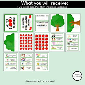 Apple Tree Class Reward System: Positive Behavior Chart (PDF) - Etsy