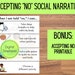 Accepting "no" Social Narrative: Social Skills Story (digital Download ...