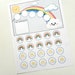Rainbow Token Board, Rainbow Reward Chart for Kids, Autism Visual ...