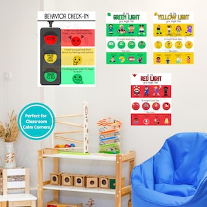 Traffic Signal Behavior Check-in: Kids Coping Skills (digital Download ...