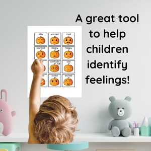 Pumpkin Feelings Match & Sort: Kids Emotions Activity (digital Download ...