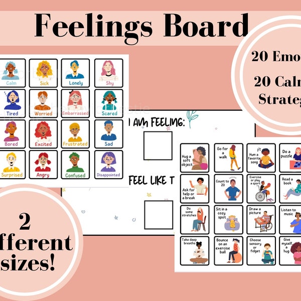 Emotions Board - Etsy
