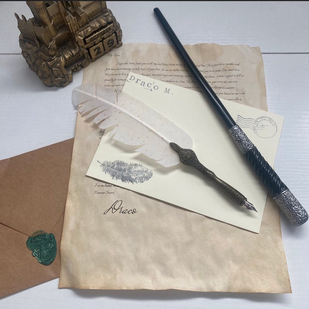 Dear Draco Love Letter & Wand - Etsy