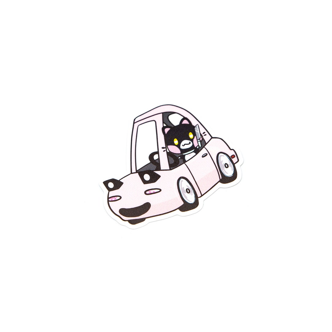 Awa Miata Transparent Vinyl Sticker - Etsy