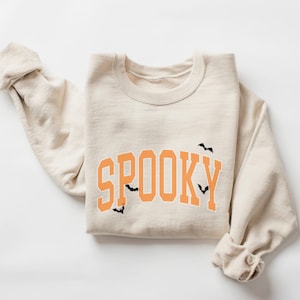 Spooky Sweatshirt, Vintage Spooky Sweatshirt, Halloween Sweatshirt ...