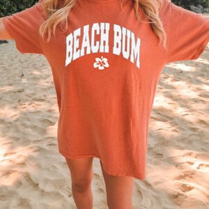Beach Bum Shirt, Beach Shirts, Beach Comfort Tee, Beach Apparel, Beach ...