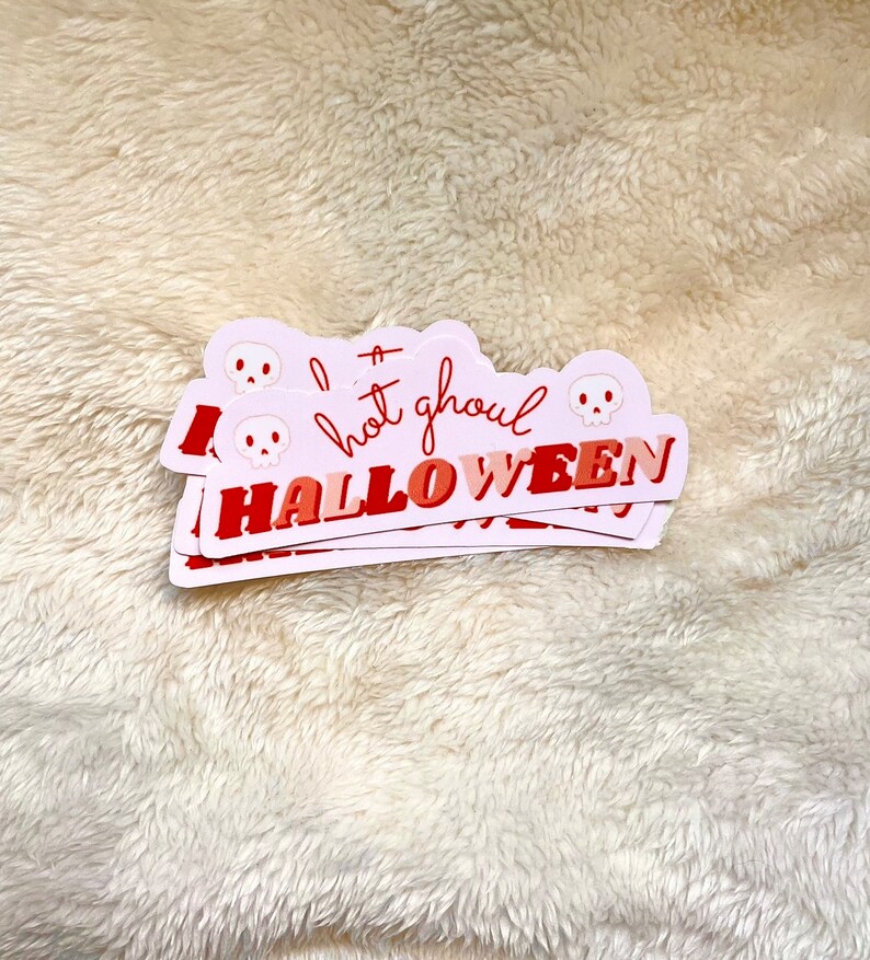 Halloween Sticker Bundle, Ghost Sticker, Skeleton Sticker, Scream ...