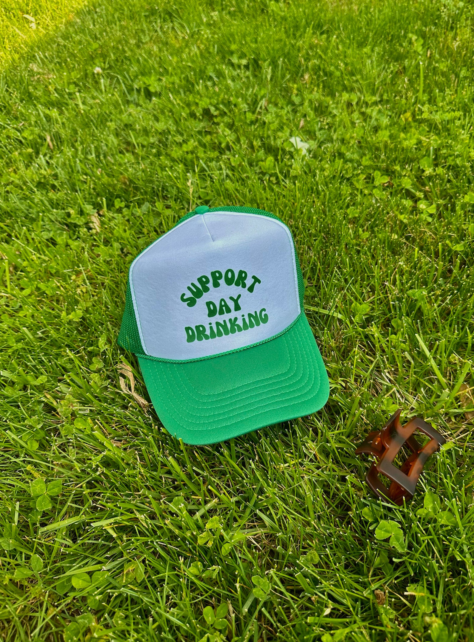 Support Day Drinking Hat Trendy Trucker Hats Y2k Hats Party - Etsy