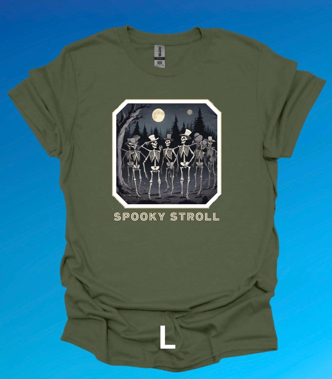 Spooky Stroll Tee Ultimate Spooky Art Collection Tees: 6 Designs 6 ...