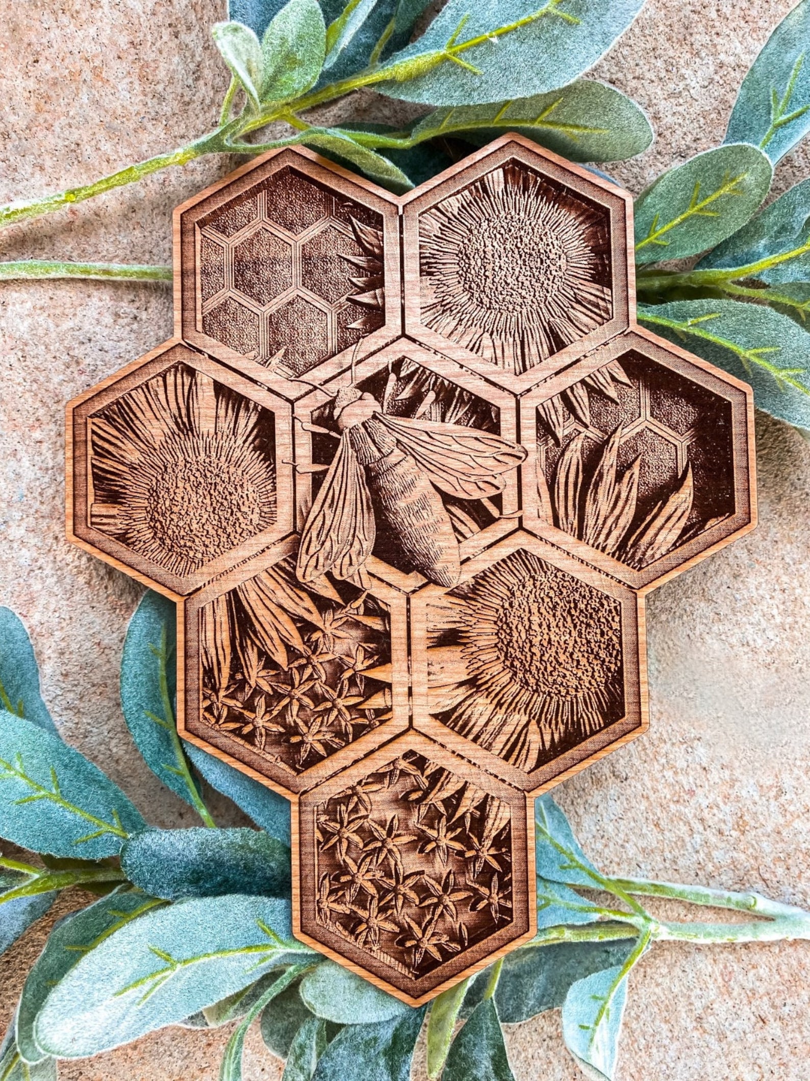 Honeycomb Tessellation Plaque - Etsy