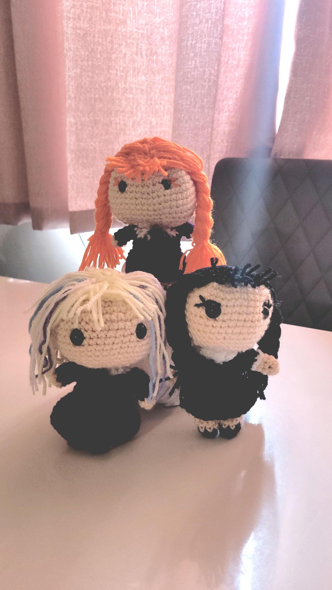 Wednesday Addams Agnes Demille Enid Sinclair Mini Characters - Etsy UK