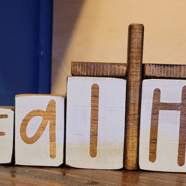 Blocks With Letters - Etsy