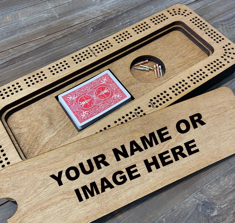 Rectangular Cribbage Board - Etsy
