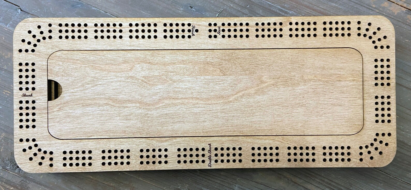 Rectangular Cribbage Board - Etsy