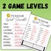 Pickleball Game Word Scramble With 2 Levels of Printable Pages for ...