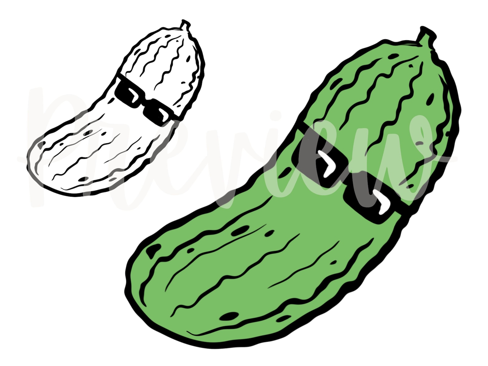 Pickleball Clip Art Bundle for Commercial Use PNG Files With Funny ...