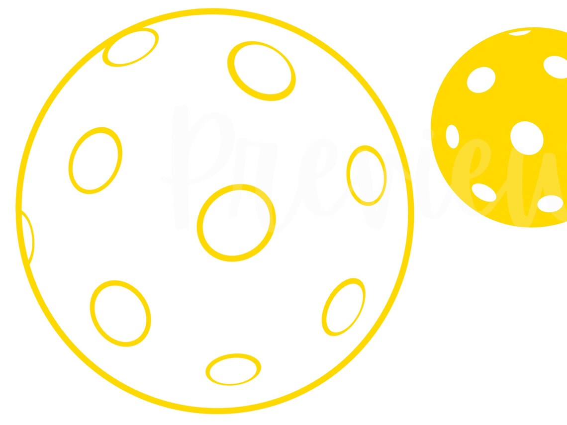 Pickleball Ball Art for Commercial Use PNG Files Pickle Ball - Etsy