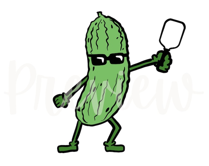 Pickleball Clip Art PNG Files for Commercial Use in a Greater Design ...