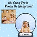 Winter Snow Globe Template Editable on Canva Photo Ornament Gift or ...