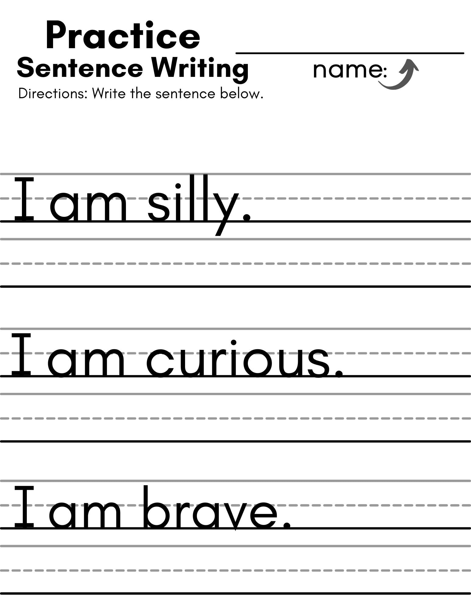 Kids Writing Practice Writing Journal for Feelings With Emotion Posters ...