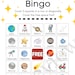 Printable Outer Space Bingo Game With Colorful Planets and Stars for a ...