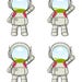 Astronaut Photo Template for Teachers Editable on Canva With Space ...