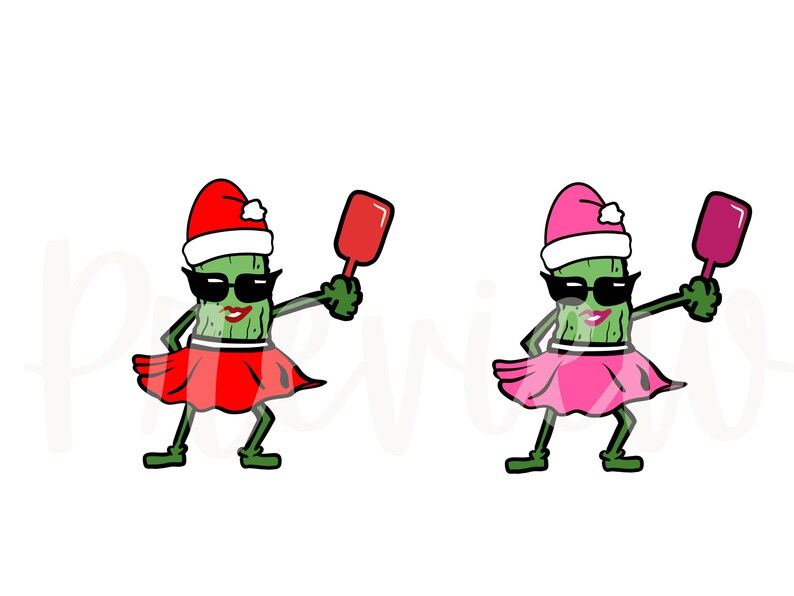 Pickle With a Santa Hat for Commercial Use PNG Files Christmas ...
