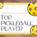 Pickleball Award or Certificate With Pickleballs and Pickle Players for ...