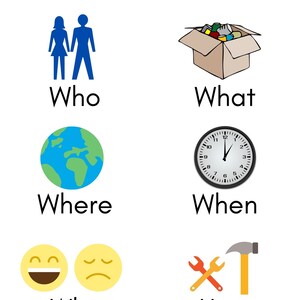 Printable Handwriting Worksheets With Question Sentences and Who, What ...