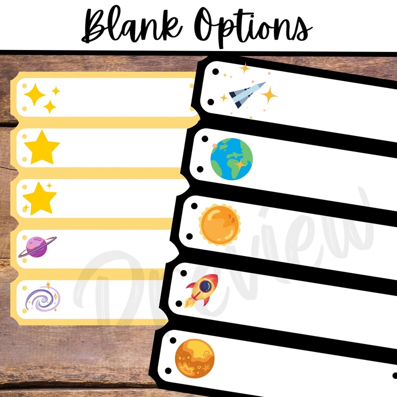 Outer Space Classroom Decor With Days of the Week Daily Schedule ...