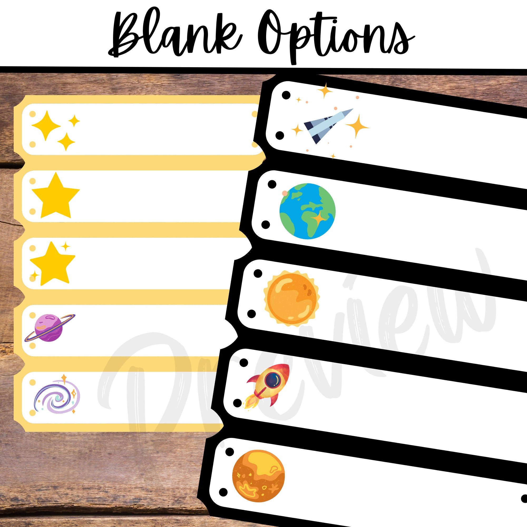 Outer Space Classroom Decor With Days of the Week Daily Schedule ...