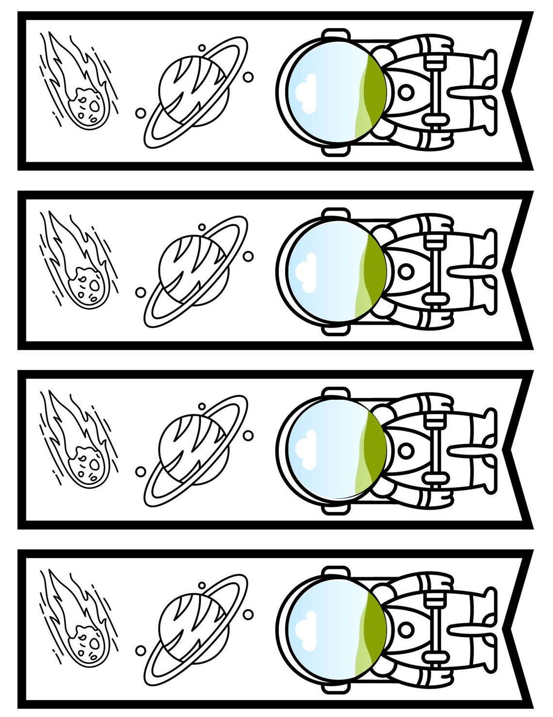 Astronaut Photo Template for Teachers Editable on Canva With Space ...