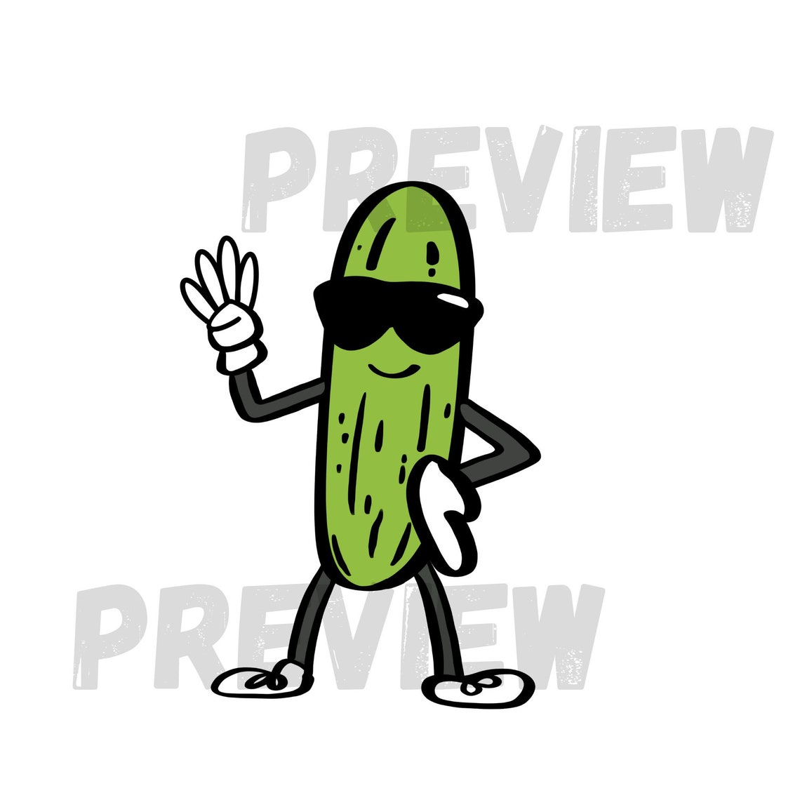 Pickle Numbers for Commercial Use PNG Files Clip Art Cool Pickle With ...