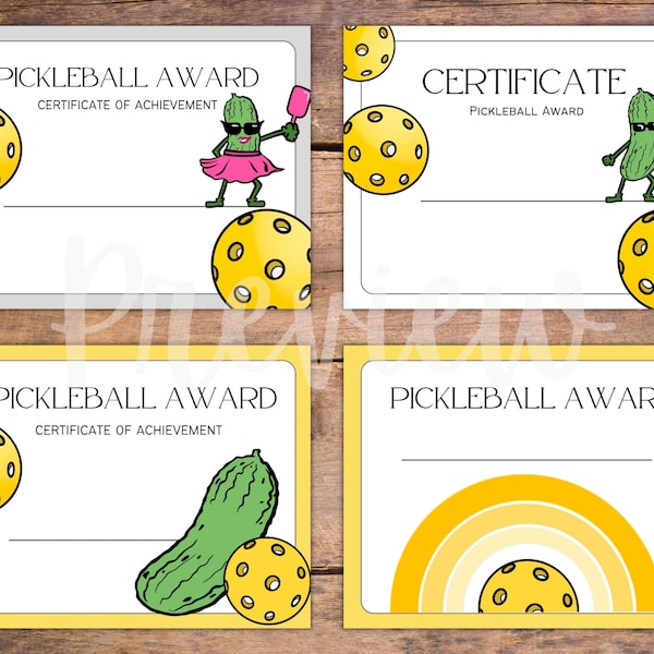 Pickleball Awards - Etsy