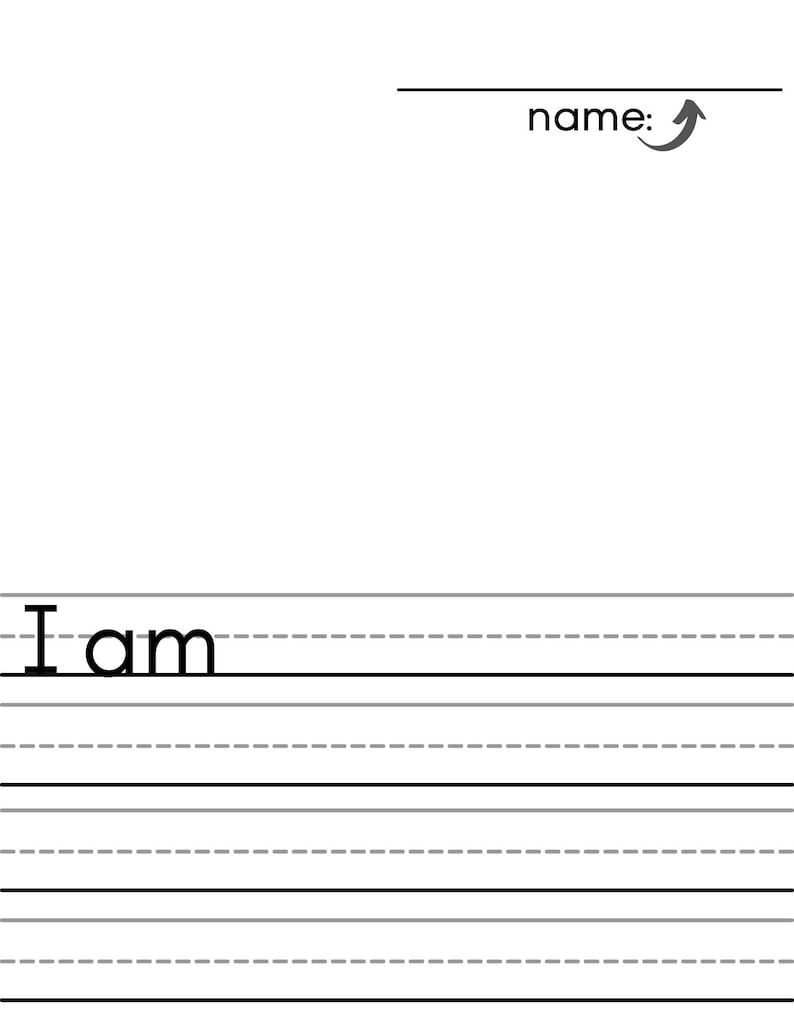 Printable Sentence Worksheets, Affirmation Sentences for K-2nd ELA ...