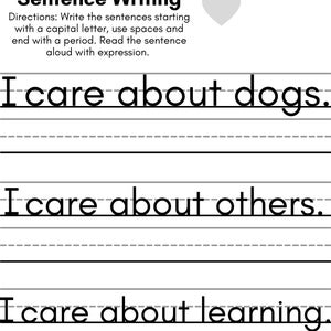Opinion Sentence Writing Worksheets for Primary Grade ELA Teaching ...