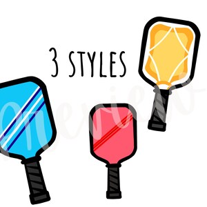 Pickleball Clip Art Bundle for Commercial Use in a Greater Design ...