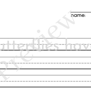 Printable Butterfly Writing Process With Informative Writing Prompt ...