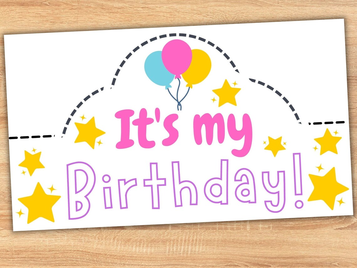 Last Day of School Crowns Star of the Day It's My Birthday Hat and ...