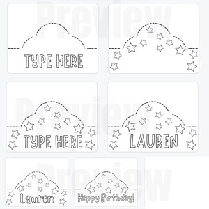 Editable Kids Crowns on Canva for a Kids Birthday Party or Star Student ...