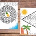 Hawaiian Luau Game With Colorful Hawaii Themed Images for a Hawaiian ...