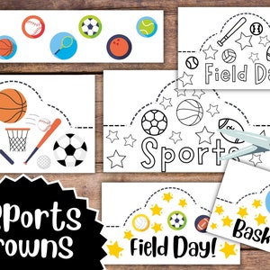 Sports Crowns for Kids School Crowns for PE Teachers or Parents With ...