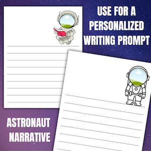 Astronaut Photo Template for Teachers Editable on Canva With Space ...
