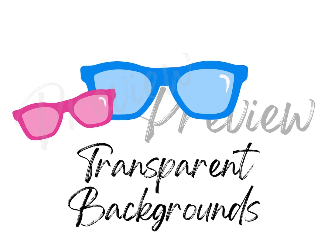 Sunglasses Clip Art Options for Summer Beach Creations With 20 Rainbow ...