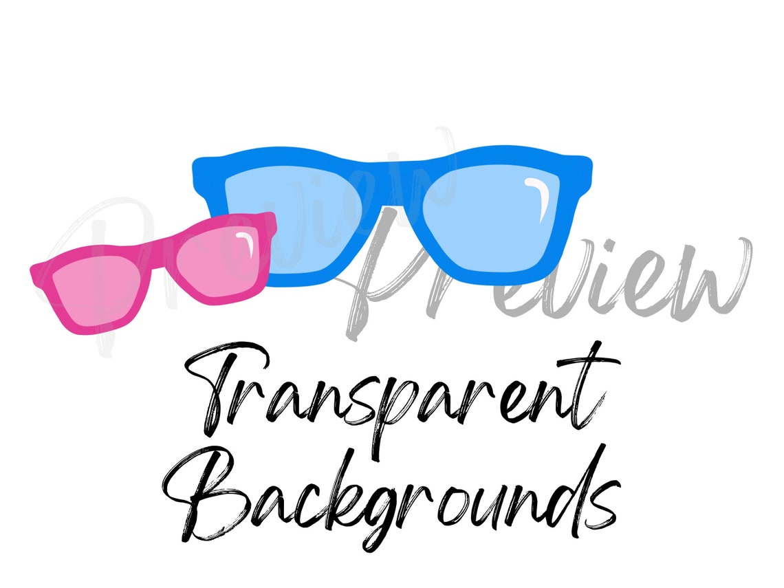 Rainbow Sunglasses Clip Art in 20 Colors for Summer Beach Creations - Etsy