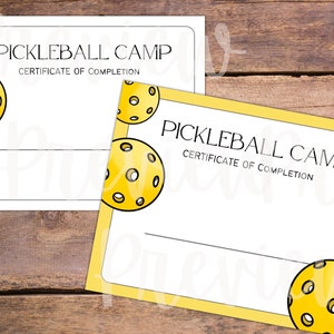 Pickleball Award Bundle With Fancy Certificate or Funny Pickle Players ...