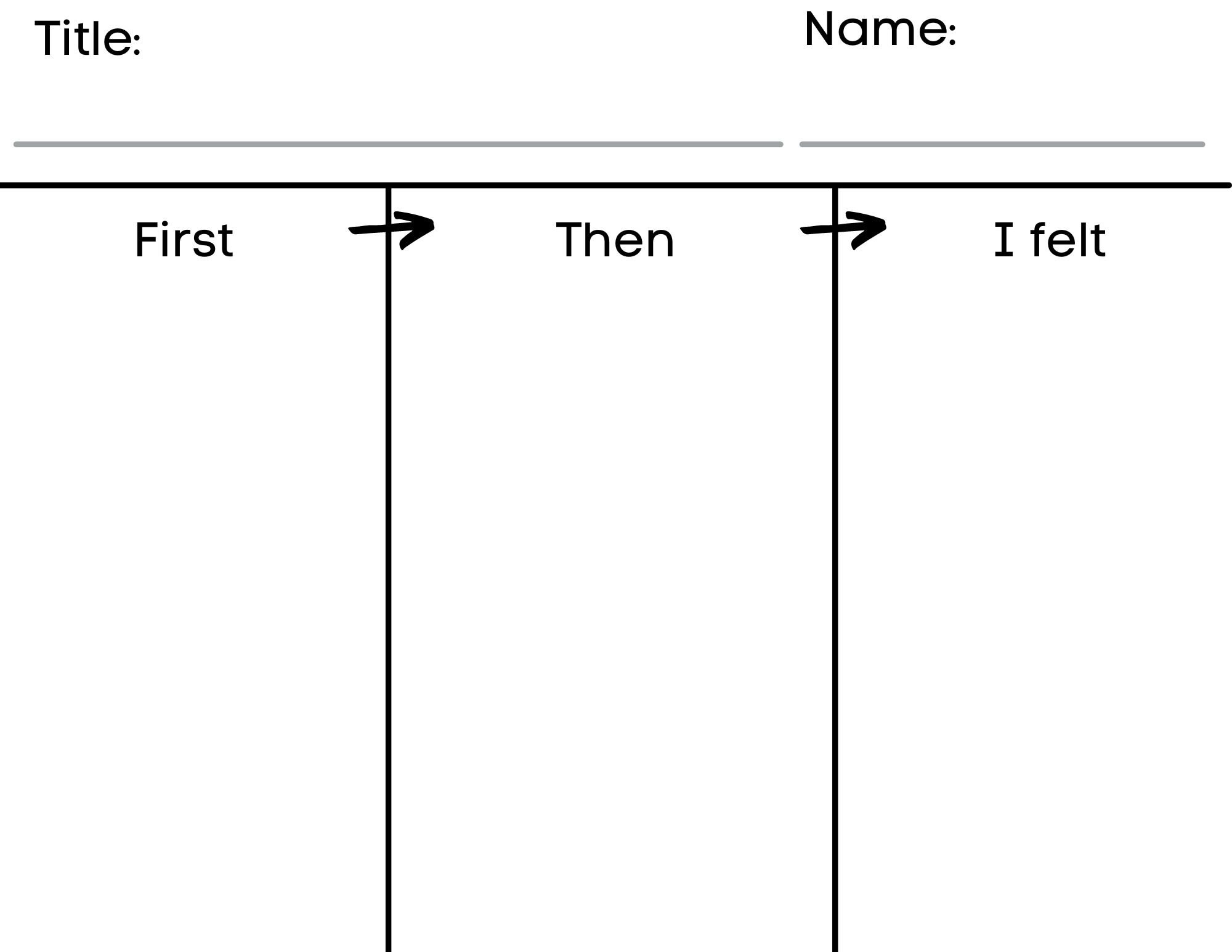 Kids Writing Supports With Graphic Organizers and Lined Paper for ...