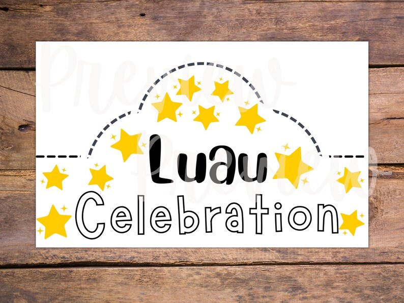 Luau Party Crowns in Color and Colorable Cut Outs Digital Download for ...