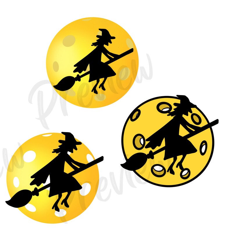 Halloween Pickleball Clip Art Mega Bundle With Ghosts Witches - Etsy