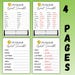 Pickleball Game Word Scramble With 2 Levels of Printable Pages for ...